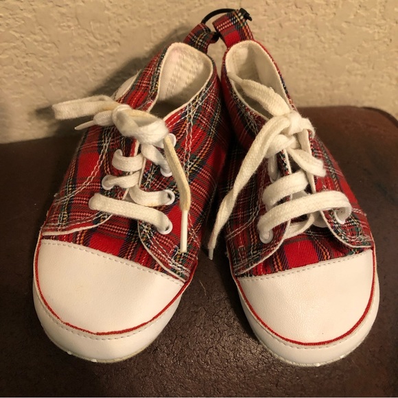 Squeakers | Shoes | Squeakers Infant Plaid High Top Soft Shoe | Poshmark